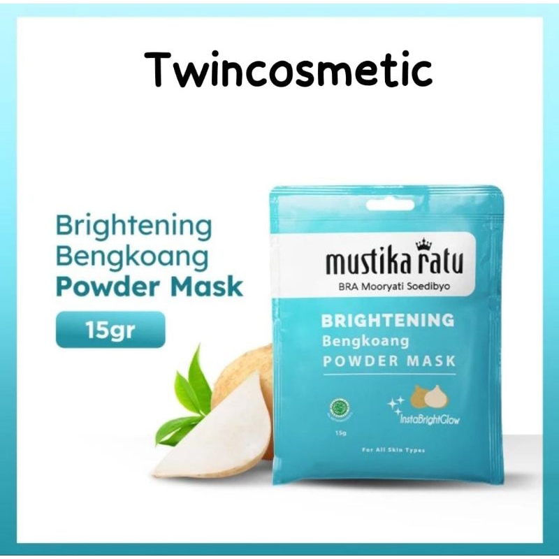Jual Mustika Ratu Brightening Bengkoang Powder Mask 15gr | Shopee Indonesia