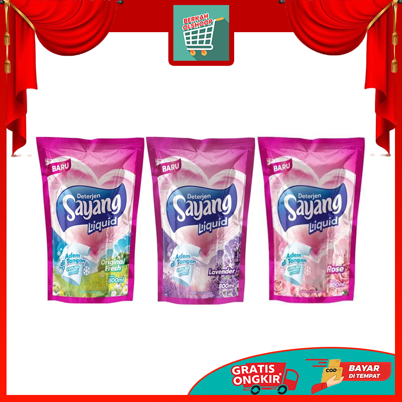 Jual SAYANG LIQUID DETERGENT CAIR 800 ML | Shopee Indonesia