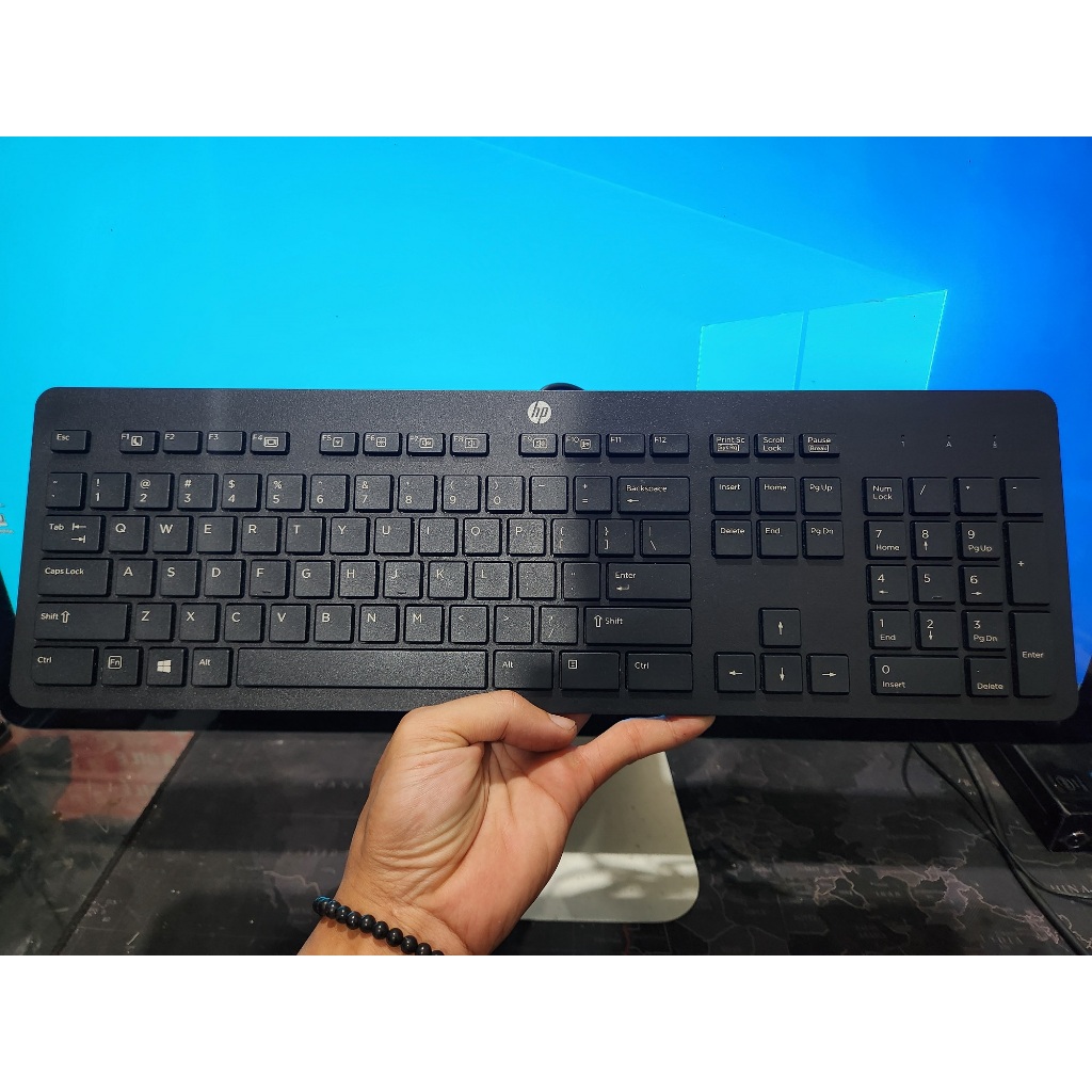 Jual keyboard pc merek hp usb, normal | Shopee Indonesia