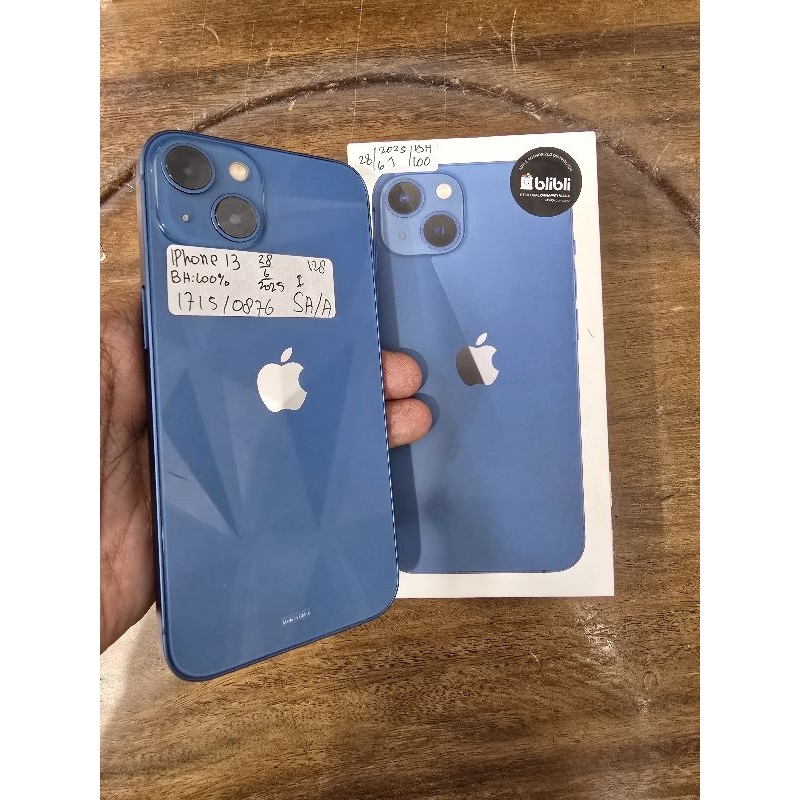 Jual iphone 13 biru 128gb ex ibox | Shopee Indonesia