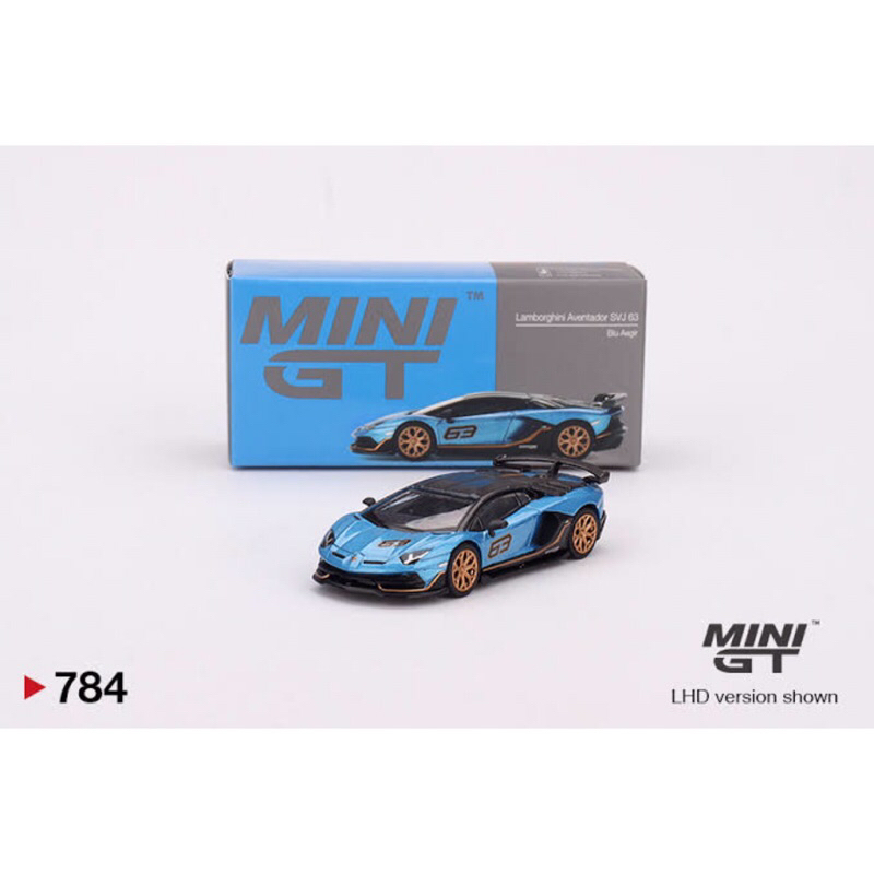 Jual MINI GT 784 Lamborghini Aventador SVJ62 Blu Aegir | Shopee Indonesia