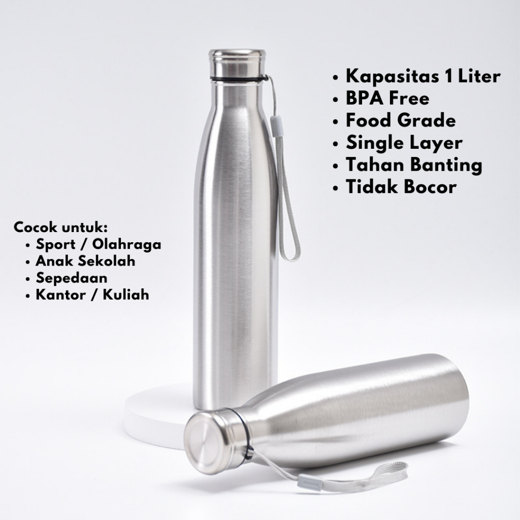 Jual REJECT - Cody Botol Minum Stainless 1 Liter | Shopee Indonesia
