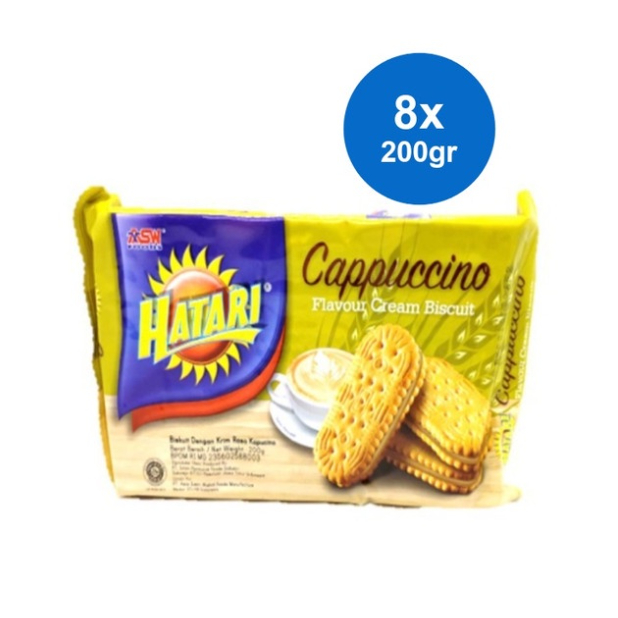 Jual Hatari Biskuits Cappuccino Flavour Cream 200gr | Shopee Indonesia