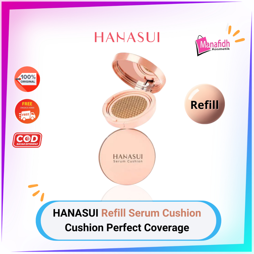Jual REFILL Hanasui Serum Cushion Original 15 gr | Shopee Indonesia
