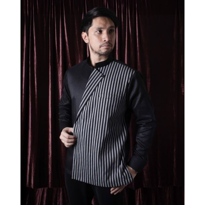 Jual KEMEJA TENUN SONGKET BARON PREMIUM PANJANG MODEL BESCAP INI TENUN ...