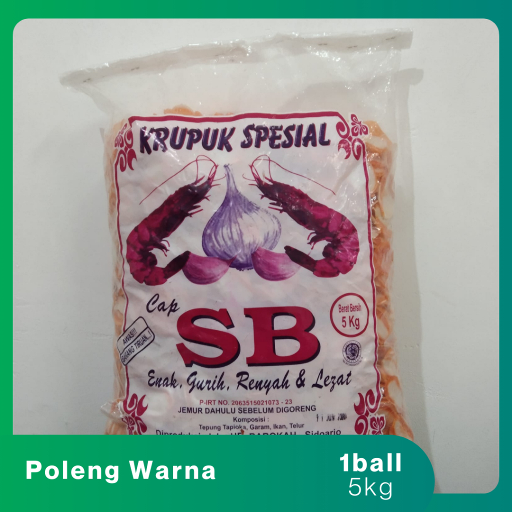 Jual Kerupuk Poleng warna 5kg | Shopee Indonesia