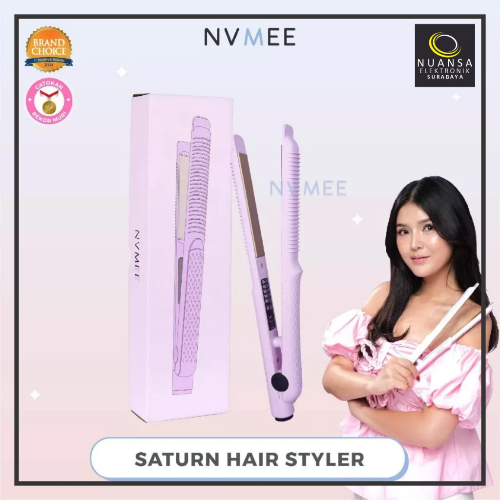 Jual Nvmee Saturn Hair Styler Catokan Pelurus Rambut Mudah Digunakan ...