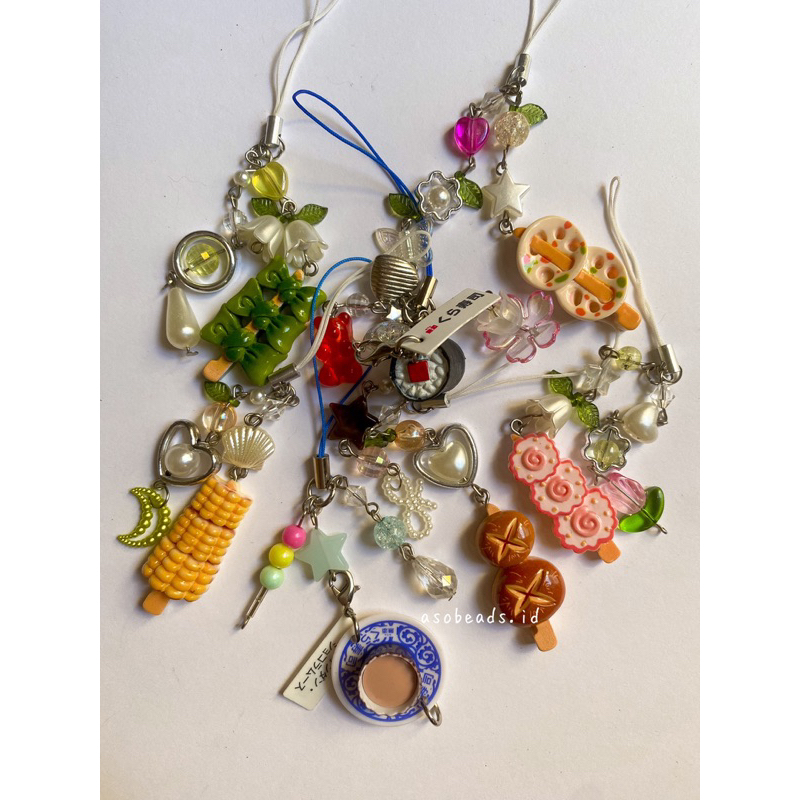 Jual Skewers Trinkets Keychain Agemono Gorengan Sate phonestrap ...