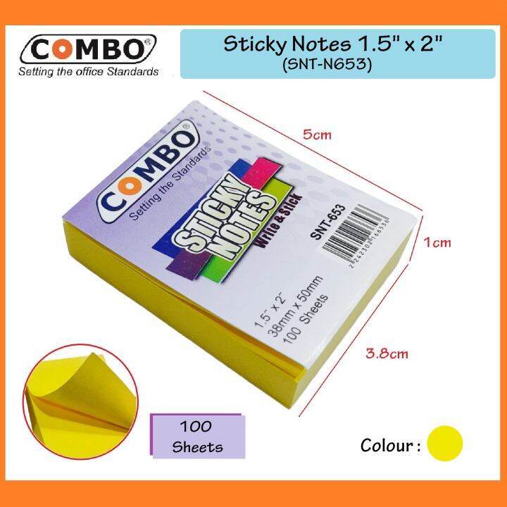 Jual Sticky Notes / Memo Tempel / Kertas Memo Stick / 653 UNGU | Shopee ...
