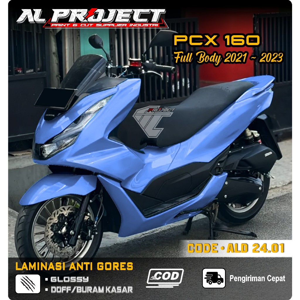 Jual Cod Decal Sticker PCX 160 Full body Polos TERBARU - Sticker Dekal ...