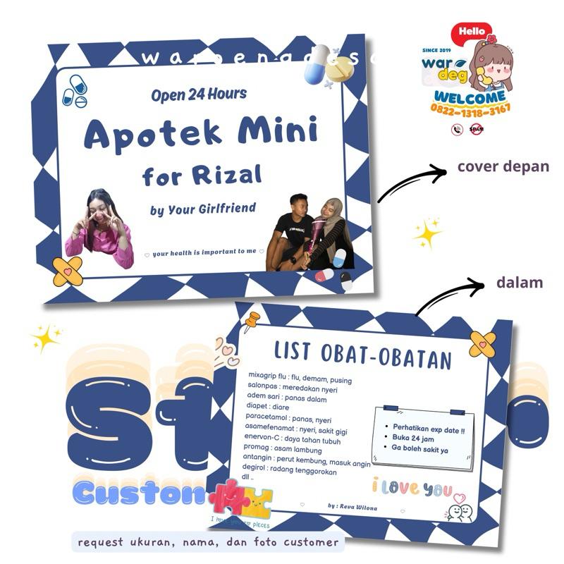 Jual DESAIN DAN CETAK STIKER APOTEK MINI | Shopee Indonesia