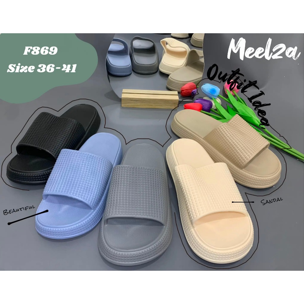 Jual Sendal Slip On Wanita Dewasa | Sandal viral | Selop Wanita Model ...