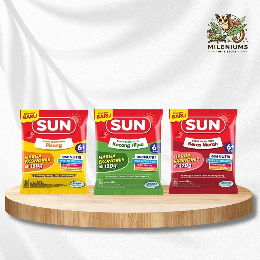 Jual Bubur SUN MPASI Bayi 6+ Kemasan Ekonomis 120Gram Kacang Hijau ...