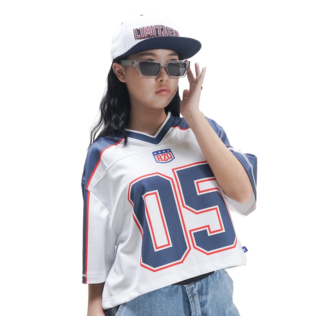 Jual RZQ / 05 / CROP SERIES / Jersey / Oversize / Streetwear / Retro ...