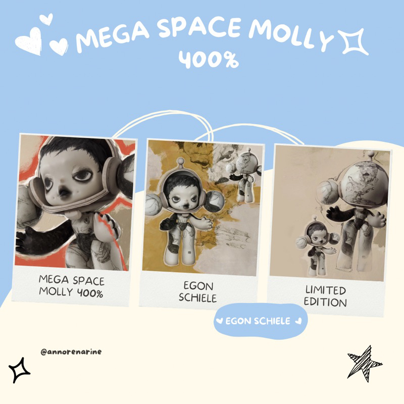 Jual POP MART MEGA a SKULLPANDA 400% Egon Schiele Limited Edition ...