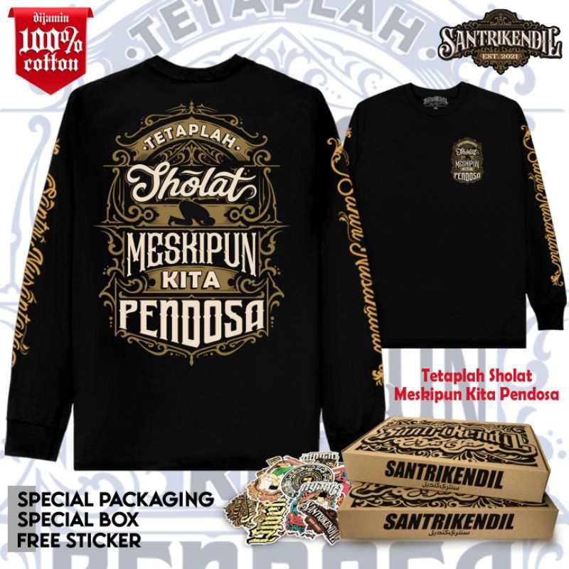 Jual KAOS SANTRI DAKWAH ISLAMI KUALITAS DISTRO BAHAN 100% COTTON ...