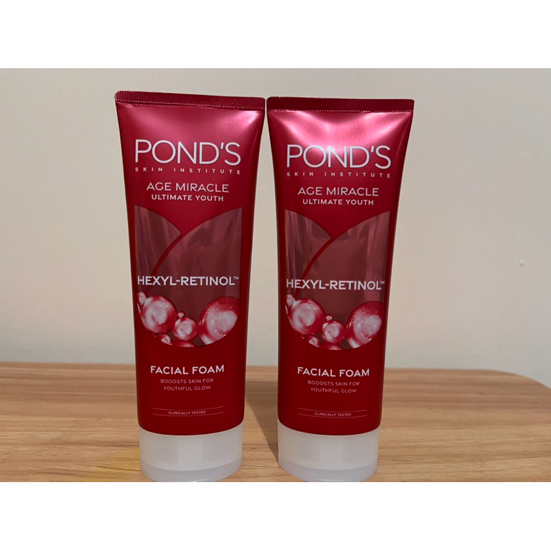 Jual POND’S Ponds Age Miracle Ultimate Youth Hexyl-Retinol Facial Foam ...