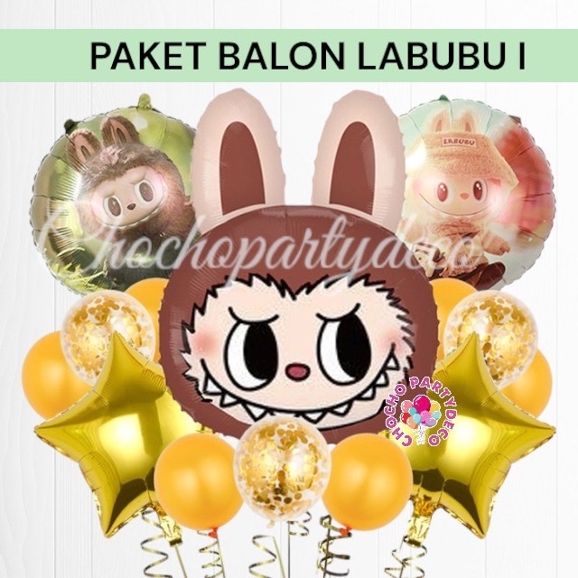 Jual Paket Balon LABUBU I / Dekorasi Ulang Tahun Labubu | Shopee Indonesia