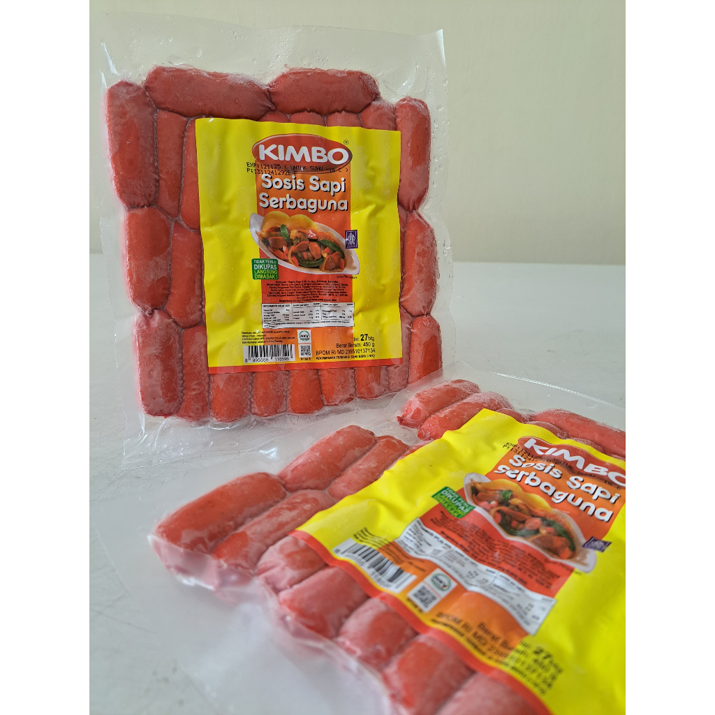 Jual Kimbo Sosis Sapi Serbaguna 450 gram | Shopee Indonesia