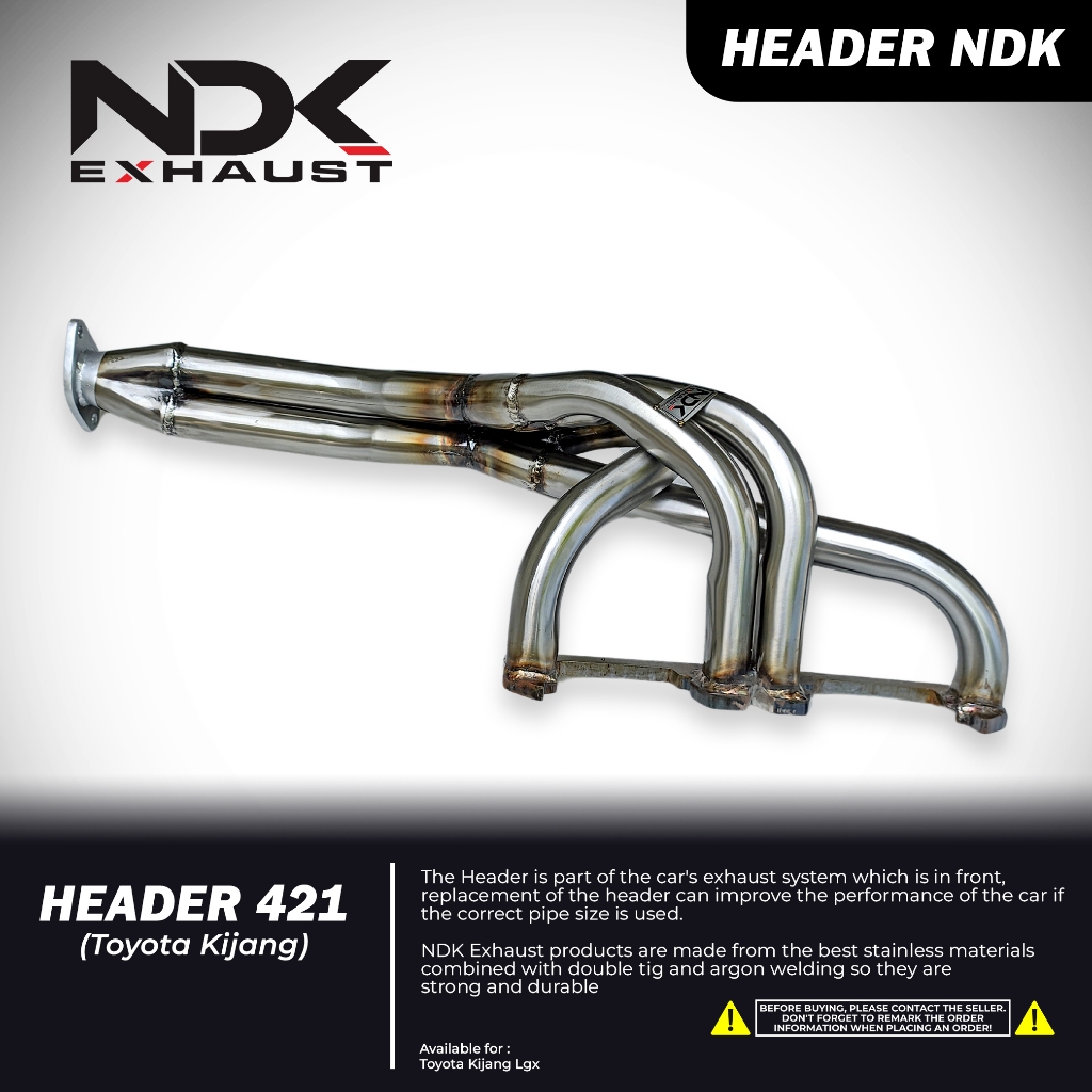 Jual HEADER 421 KIJANG BY NDK EXHAUST KNALPOT RACING MOBIL | Shopee ...