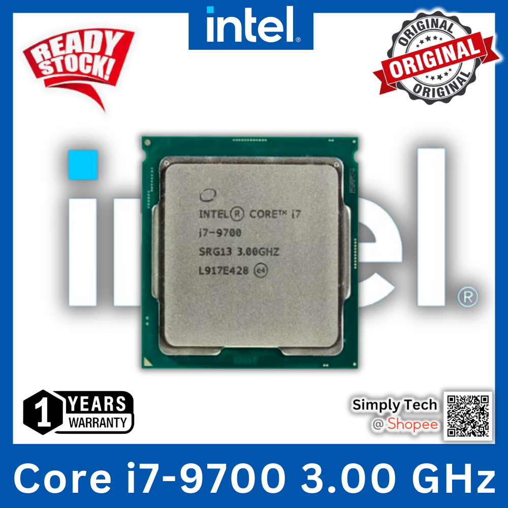 Jual Processor Intel Core i7 9700 Tray 3.00GHz Socket LGA 1151 i7-9700 CPU Desktop | Shopee ...