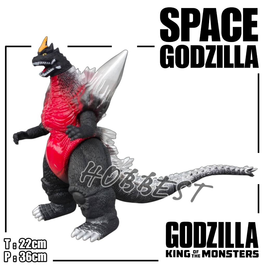 Jual SPACE GODZILLA Jumbo - Action Figure Miniatur Pajangan Mainan Monster Godzila Besar Kaiju ...