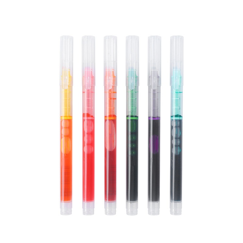 Jual PULPEN GEL 6 WARNA 0.5 MM NEEDLE TIP BEIFA RX300 BOLPEN WARNA ...