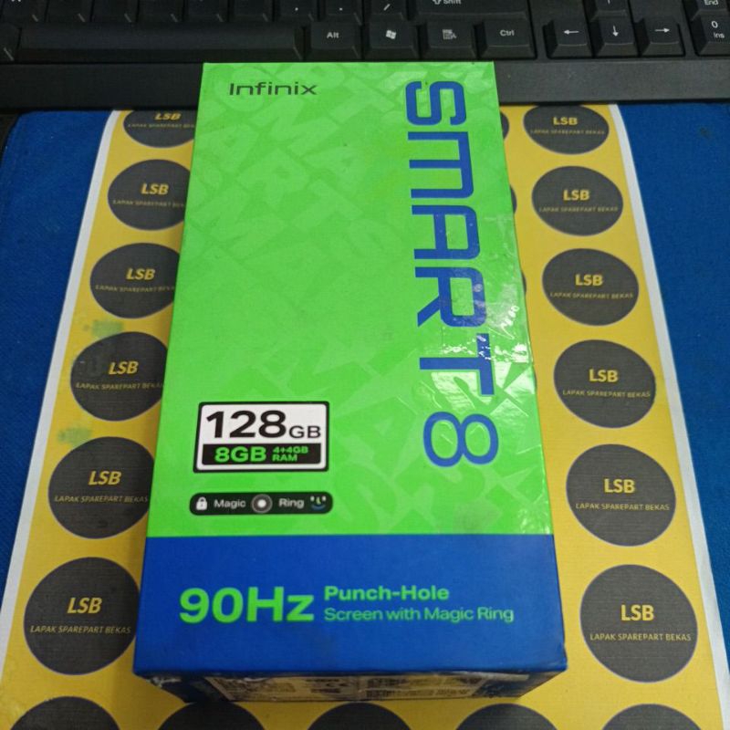 Jual DUS BOX HANDPHONE INFINIX SMART 8 ORIGINAL BEKAS | Shopee Indonesia