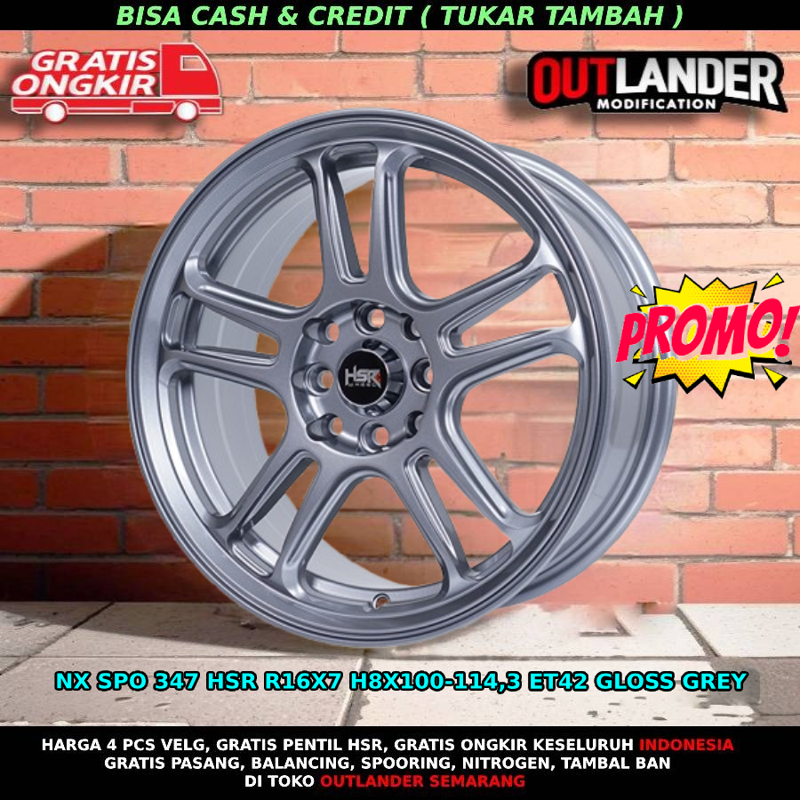 Jual Velg mobil ring 16 avanza livina confero evalia jazz yaris raize rocky vios hsr nx spo r16 ...