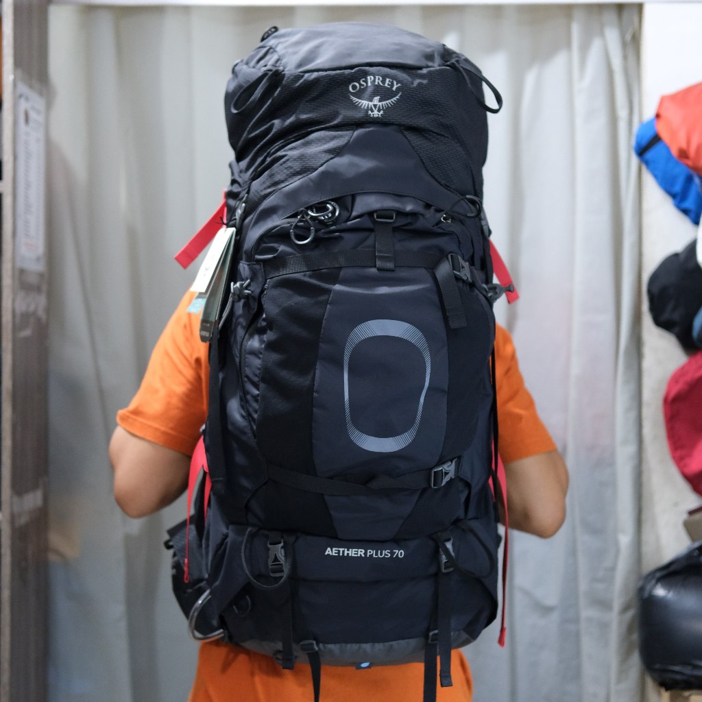 Jual Aether Plus Backpack Abu-abu Carrier Osprey 70L | Shopee Indonesia