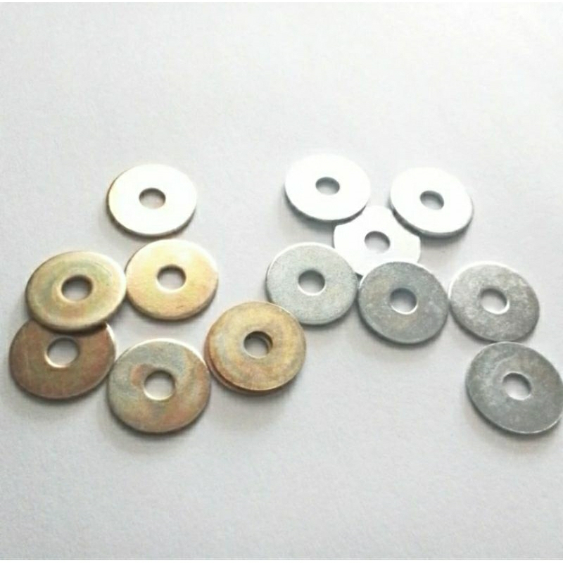 Jual (100 pcs) Ring Plat M5 Lebar 5×18x1 kuning | Shopee Indonesia