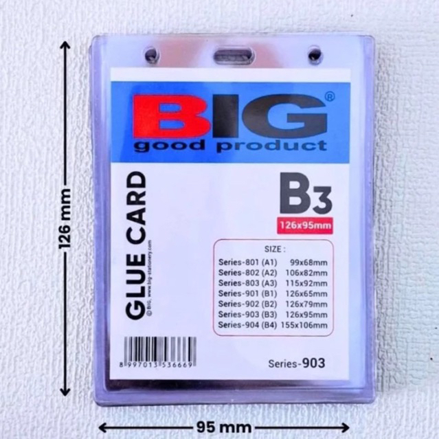 Jual ID Card Plastik / ID Card Mika / Name Tag / Glue Card B3 1 pack isi 20 pcs | Shopee Indonesia
