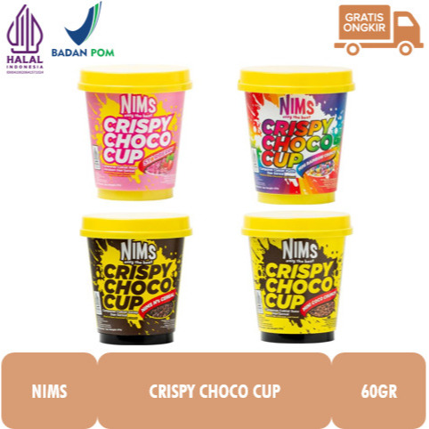 Jual NIMS Crispy Choco Cup 60GR | Shopee Indonesia