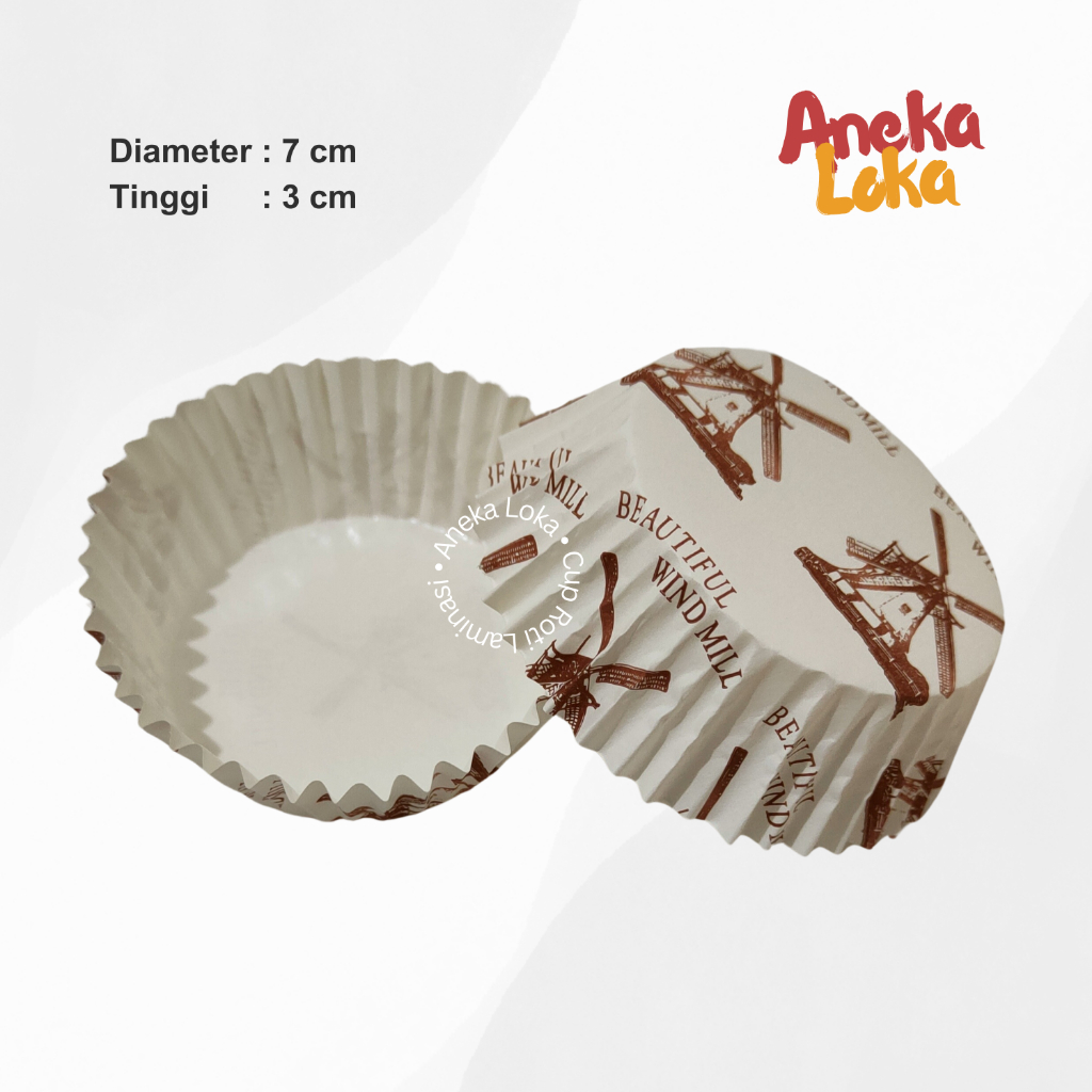 Jual Cup Roti Laminasi Bulat DM 7 cm Kincir 200 Pcs | Shopee Indonesia