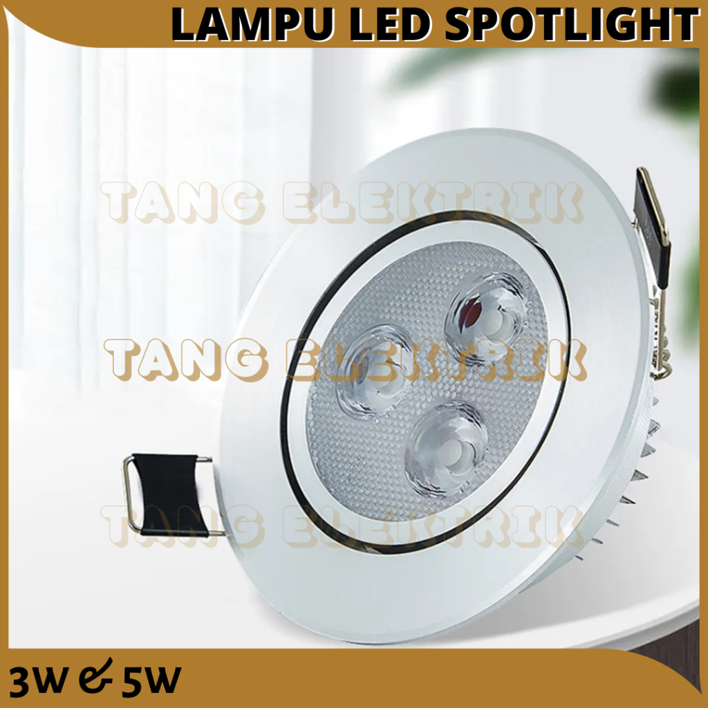 Jual Lampu Sorot Plafon Downlight LED Ceiling Downlight LED 3 Watt | Shopee Indonesia