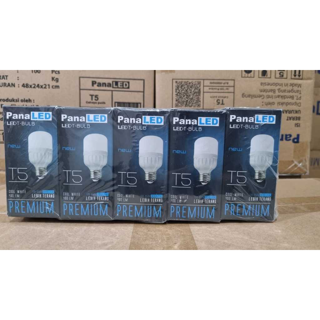 Jual LAMPU LED PANALED PREMIUM 1 PACK ISI 10PCS 5 Watt/10 Watt/15 Watt/20 Watt/30 Watt/40 Watt ...