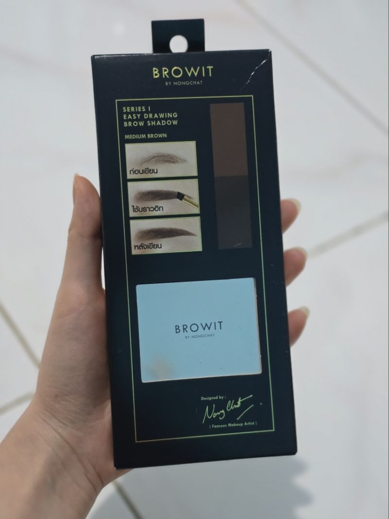 Jual BROWIT BY NONGCHAT Professional Brow Powder Easy Drawing Brow ...