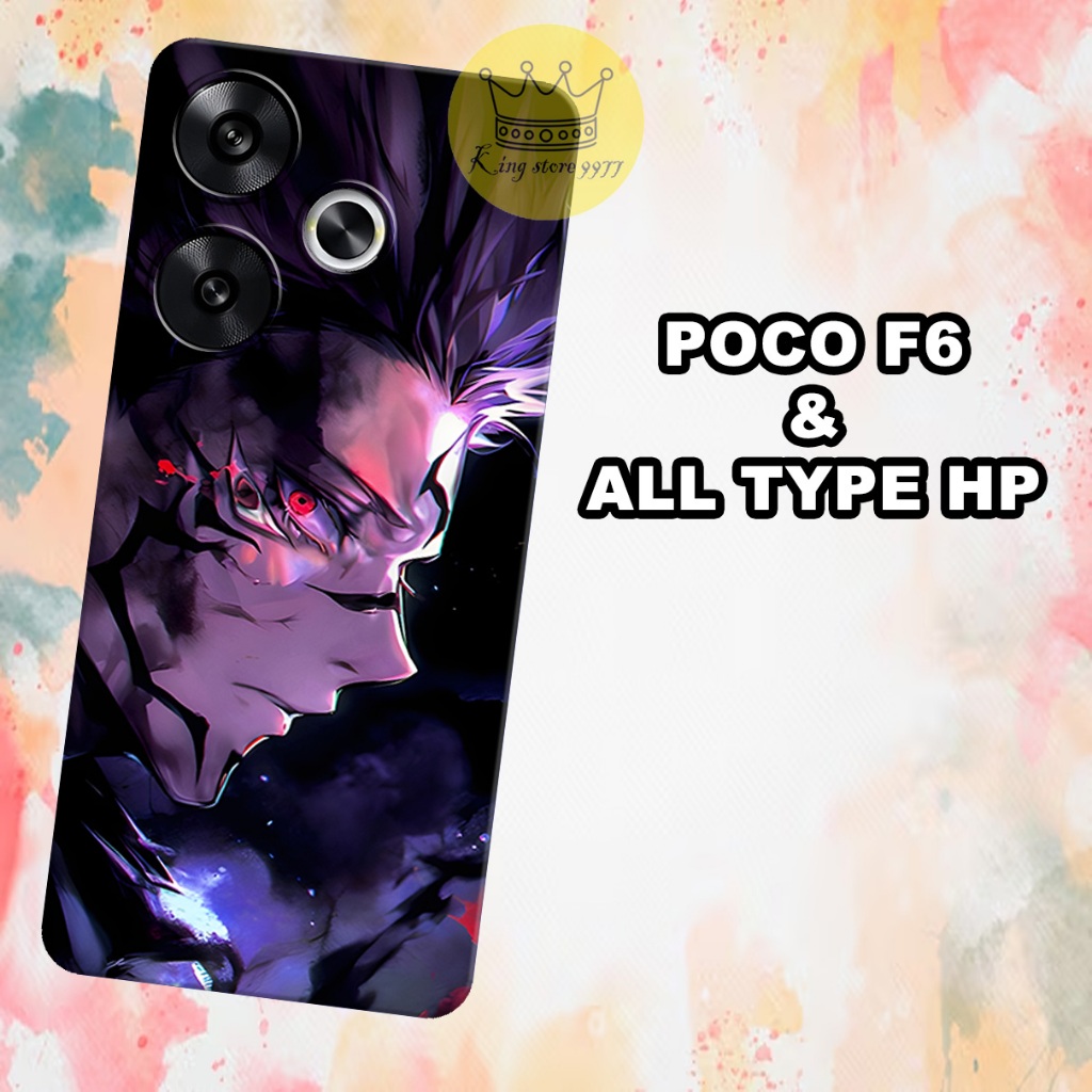 Jual (KS7) Softcase karet untuk POCO F6 2024 Motif gambar Anime Jujutsu ...