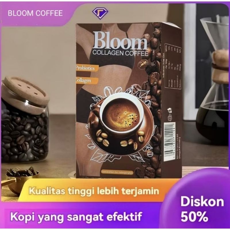 Jual Kopi Bloom Collagen Coffee Glutathione Sachet - Kopi Sehat untuk ...