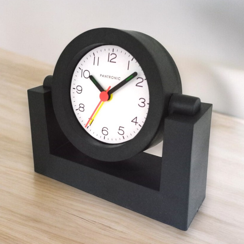 Jual Pantronic Jam Weker Alarm Clock Minimalis Klasik 12cm Warna Hitam ...