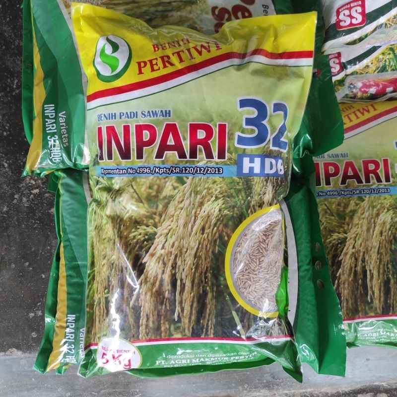Jual Benih padi INPARI 32 HBD Pertiwi 5kg | Shopee Indonesia