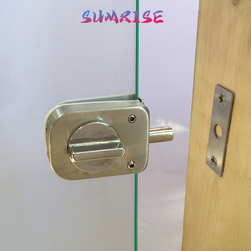 Jual 10 - 12 MM Kunci Pintu Kaca Double Glass Door Lock Kunci Pintu Grendel Slot Pintu Kaca ...