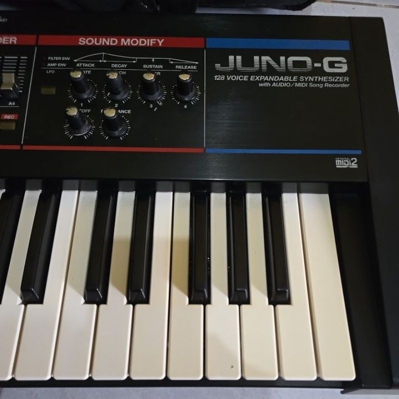 Jual ROLAND JUNO G / ROLAND JUNO-G Keyboard Synthesizer Second Mulus Normal | Shopee Indonesia