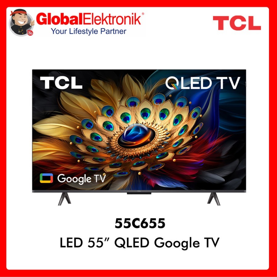 Jual TCL Smart Google TV 55 inch TCL 55C655 QLED PRO 4K UHD 55 Inch Google Tv 55in | Shopee ...