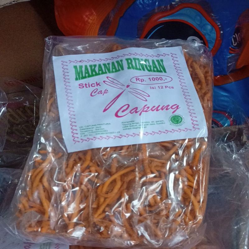 Jual Makanan Stick Capung Rp. 1000/- Isi 12 Pcs | Shopee Indonesia