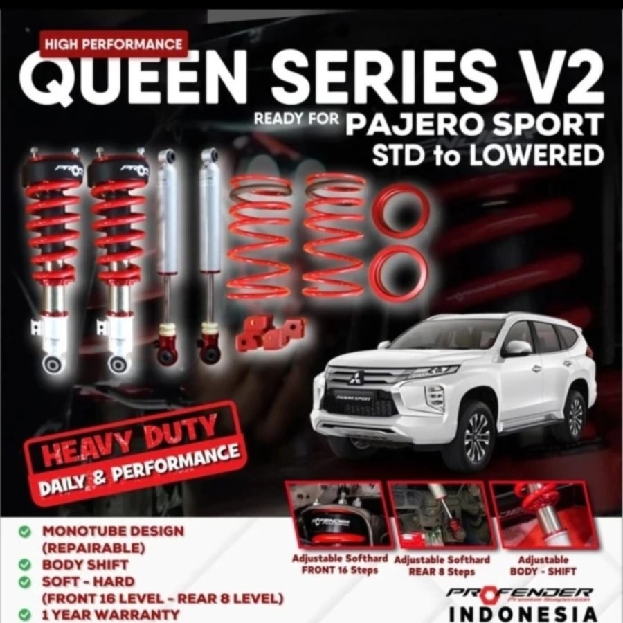 Jual Shock Breaker / Shockbreaker Profender QUEEN SERIES V3 Toyota ...