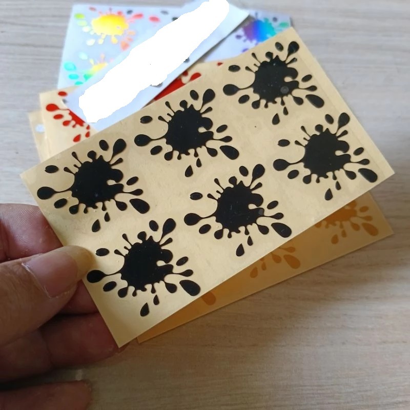 Jual STICKER BERCAK CROT AIR VIRAL STIKER CUTTING | Shopee Indonesia