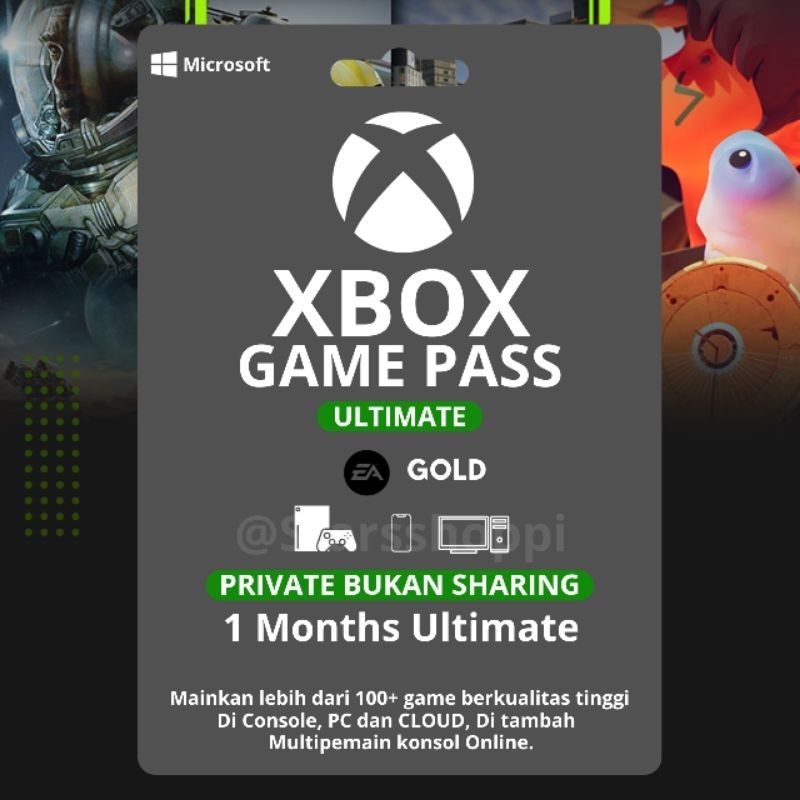 Jual XBOX GAME PASS ULTIMATE 1 BULAN FULL GARANSI | Shopee Indonesia