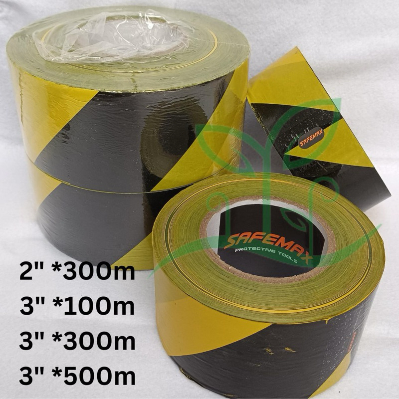 Jual Garis Polisi Roll Hitam Kuning non Reflektif, Police Line Hitam ...