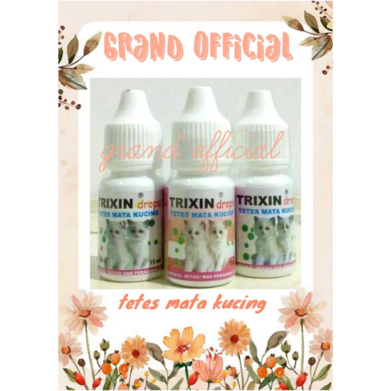 Jual TRIXIN DROP - Obat Tetes Mata Hidung Kucing Cat Kitten Anti ...